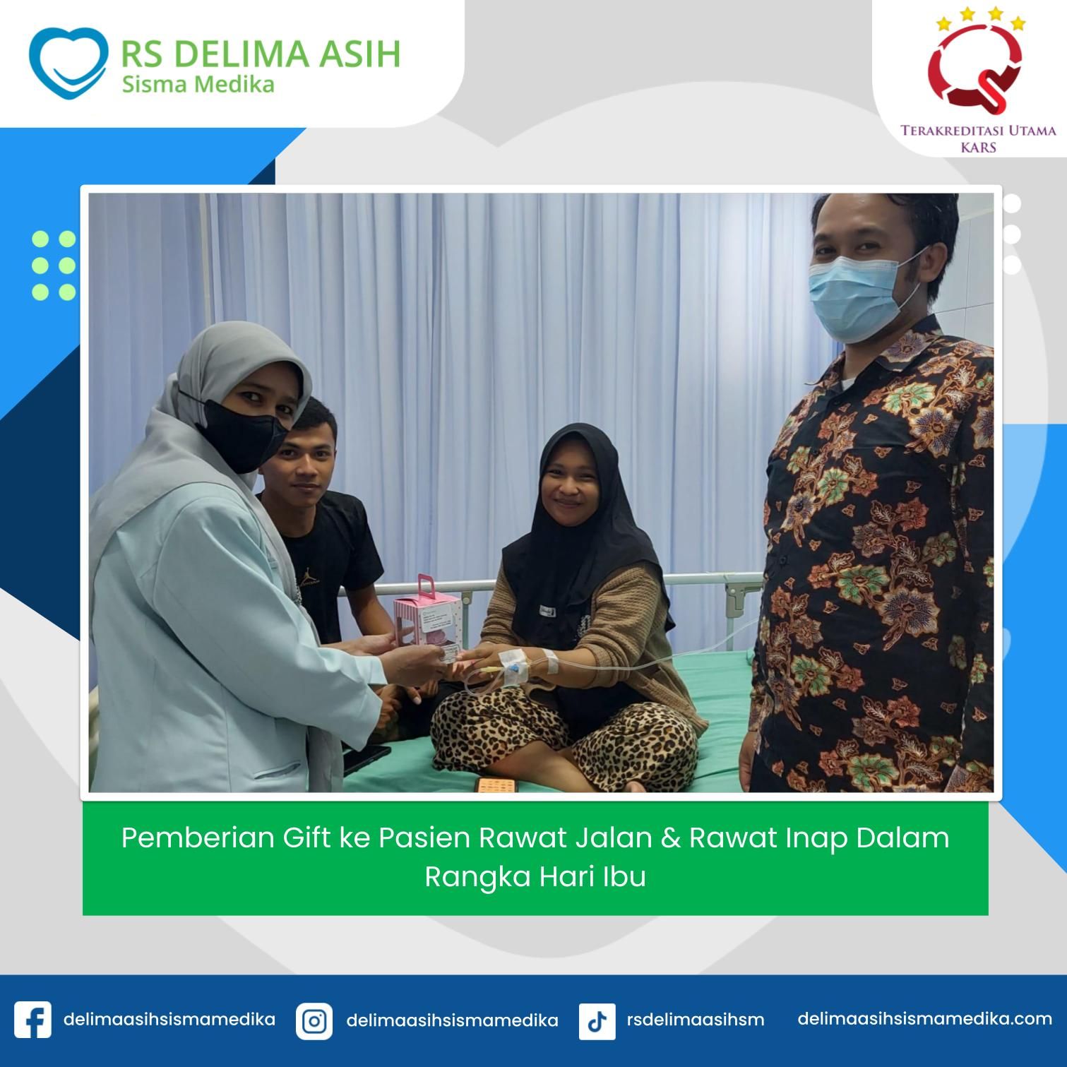 Pemberian Gift ke Pasien Rawat Jalan & Rawat Inap Dalam Rangka Hari Ibu