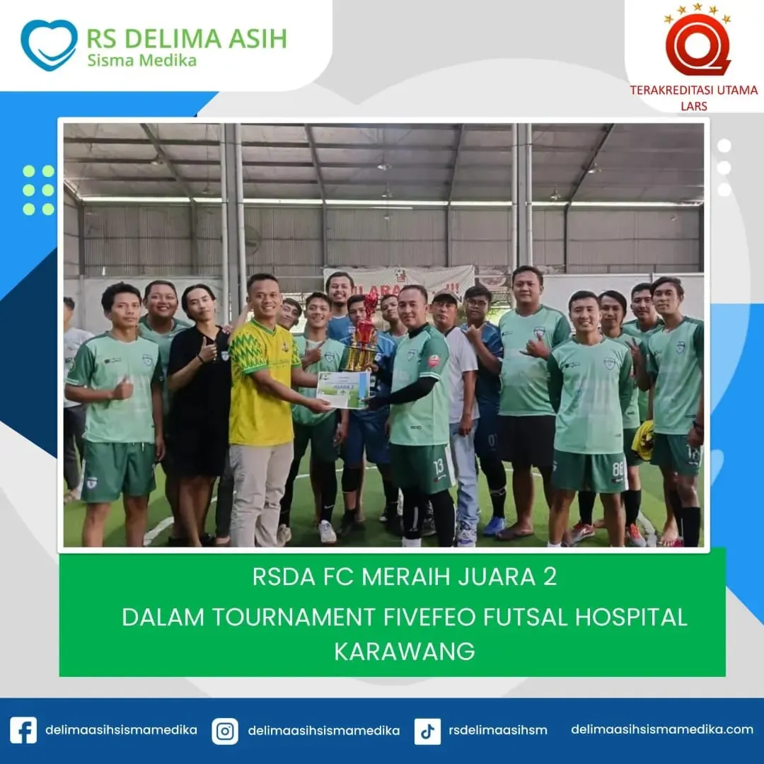 RSDA FC Meraih Juara 2 Dalam Tournament Fivefeo Futsal Hospital Karawang - Rumah Sakit Delima ...